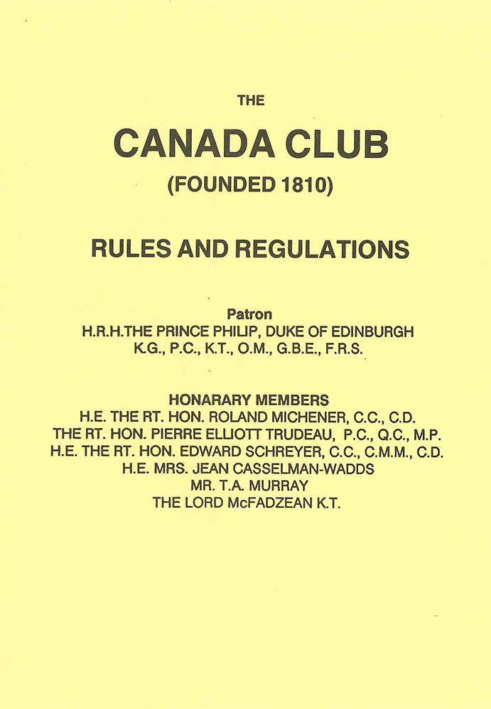 About The Canada Club – The Canada Club